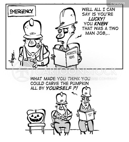 Job Safety Cartoons and Comics - funny pictures from CartoonStock