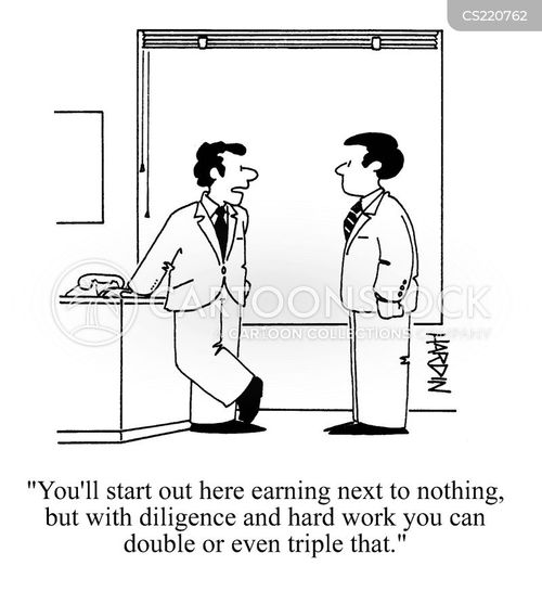 Low Salary Cartoons and Comics - funny pictures from CartoonStock