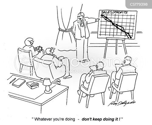 Sales Strategies Cartoons and Comics - funny pictures from CartoonStock