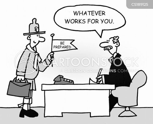 Be Prepared Cartoons and Comics - funny pictures from CartoonStock