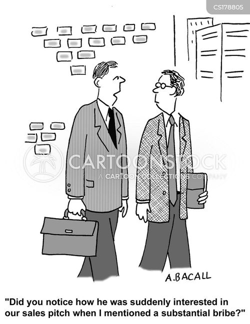 Sales Pitch Cartoons and Comics - funny pictures from CartoonStock