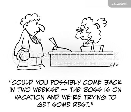 Time Off Work Cartoons and Comics - funny pictures from CartoonStock