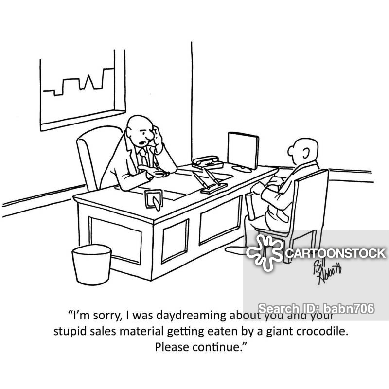 Sales Material Cartoons and Comics - funny pictures from CartoonStock