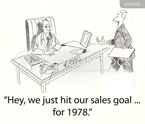 Sales Goal Cartoons and Comics - funny pictures from CartoonStock