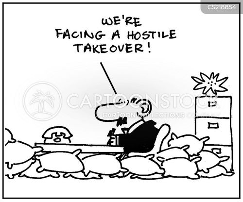 Hostilities Cartoons and Comics - funny pictures from CartoonStock