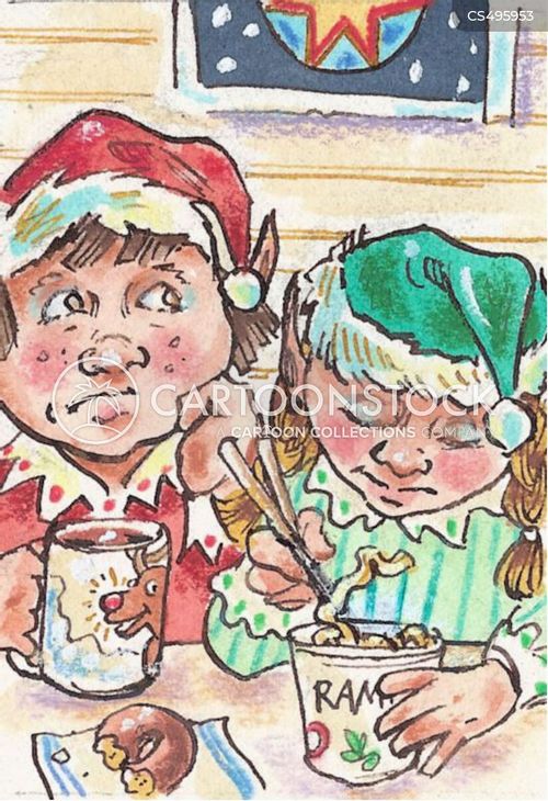 Elves At Work Cartoons and Comics - funny pictures from CartoonStock