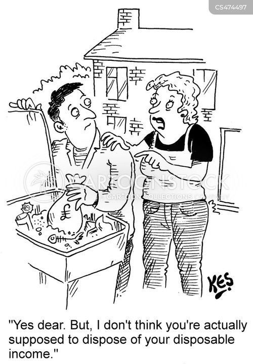Disposable Income Cartoons and Comics - funny pictures from CartoonStock