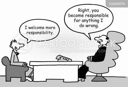 Responsibleness Cartoons and Comics - funny pictures from CartoonStock