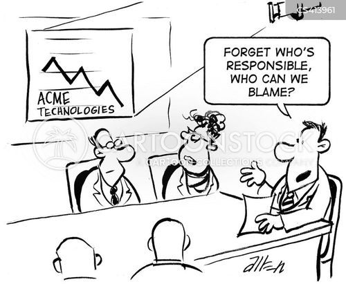 Evade Responsibilty Cartoons and Comics - funny pictures from CartoonStock