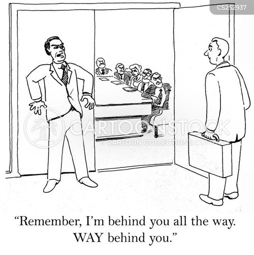 Moral Support Cartoons and Comics - funny pictures from CartoonStock