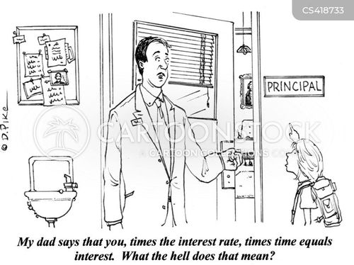 Interest Calculation Cartoons and Comics - funny pictures from CartoonStock