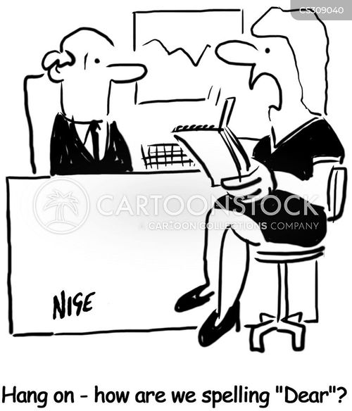 Writing Letters Cartoons and Comics - funny pictures from CartoonStock