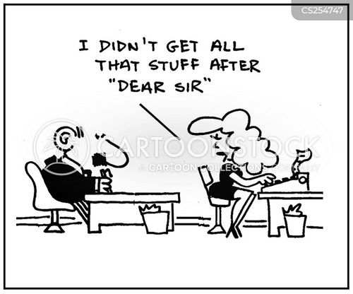 Dictating Cartoons and Comics - funny pictures from CartoonStock