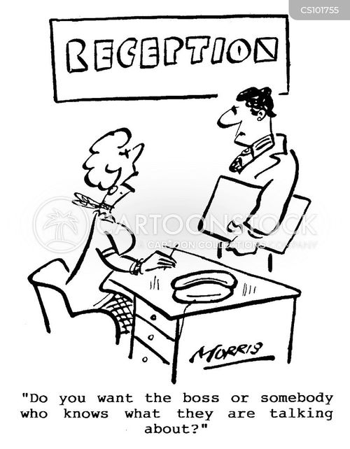 Receptionist's Cartoons and Comics - funny pictures from CartoonStock