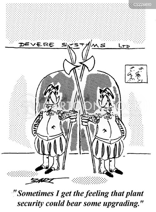 Corporate Security Cartoons and Comics - funny pictures from CartoonStock