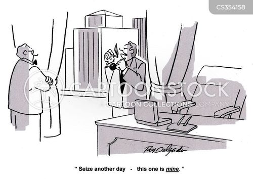 Seizing The Day Cartoons and Comics - funny pictures from CartoonStock