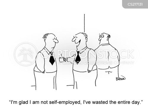 Self-employed Worker Cartoons and Comics - funny pictures from CartoonStock