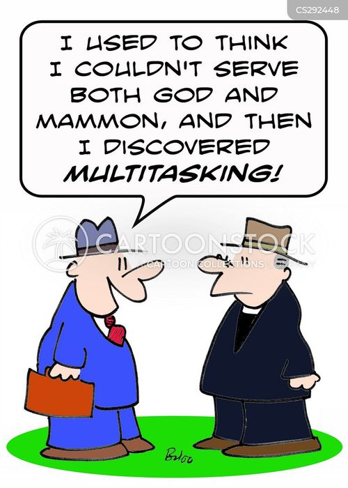 Mammon Cartoons and Comics - funny pictures from CartoonStock