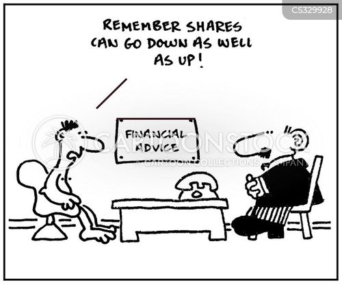Financial Shares Cartoons and Comics - funny pictures from CartoonStock