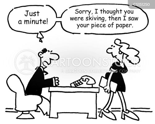 Skived Cartoons and Comics - funny pictures from CartoonStock