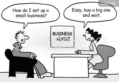 Business Advisor Cartoons and Comics - funny pictures from CartoonStock