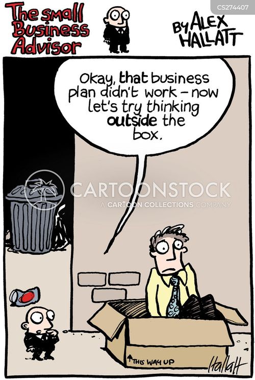 Thinking In The Box Cartoons and Comics - funny pictures from CartoonStock
