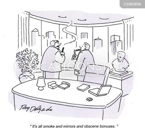 Smoke And Mirrors Cartoons and Comics - funny pictures from CartoonStock