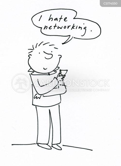 Networking Party Cartoons and Comics - funny pictures from CartoonStock