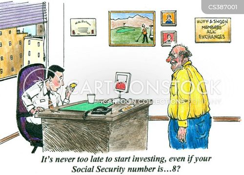 Retirement Portfolio Cartoons and Comics - funny pictures from CartoonStock