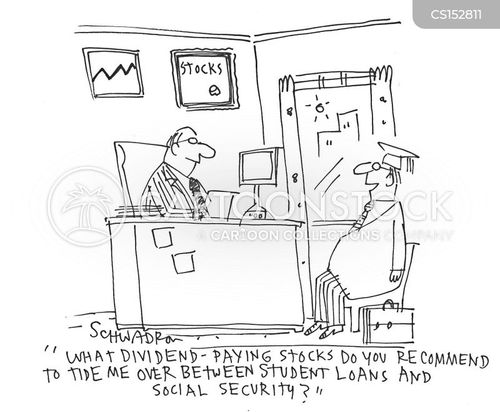 Dividends Cartoons and Comics - funny pictures from CartoonStock