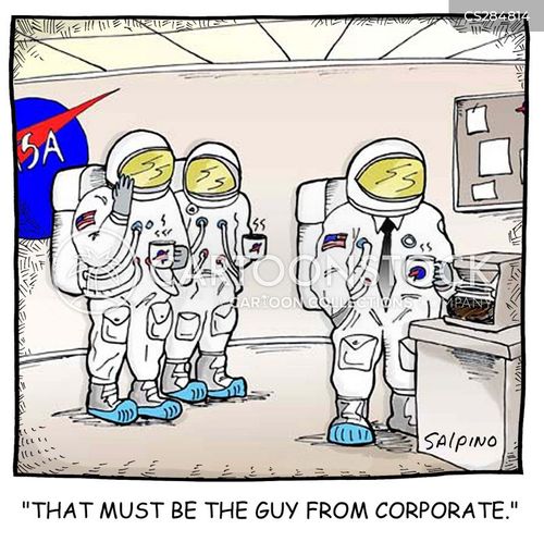Needing Space Cartoons and Comics - funny pictures from CartoonStock