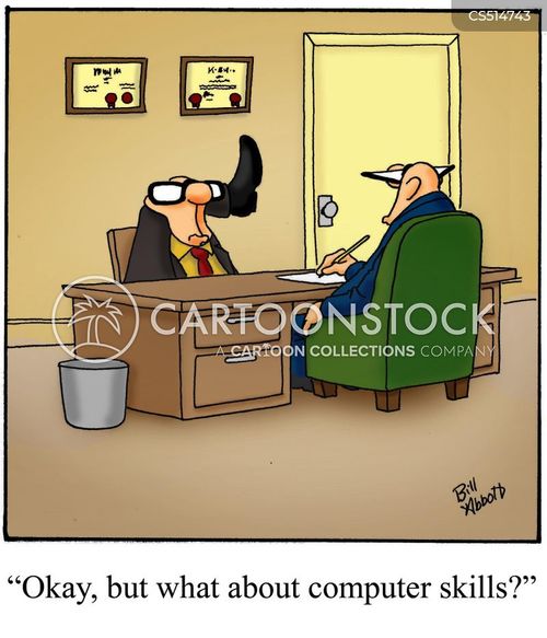 Cv Skills Cartoons and Comics - funny pictures from CartoonStock