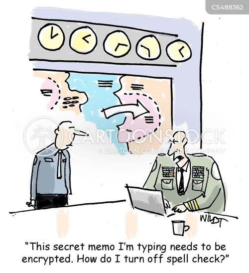 Spell Check Cartoons and Comics - funny pictures from CartoonStock