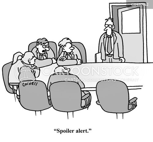 Spoiler Alert Cartoons and Comics - funny pictures from CartoonStock