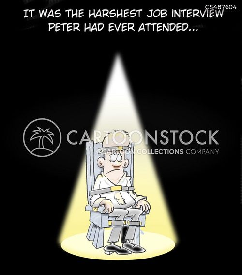 Stressful Interview Cartoons and Comics - funny pictures from CartoonStock