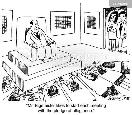Allegiance Cartoons and Comics - funny pictures from CartoonStock