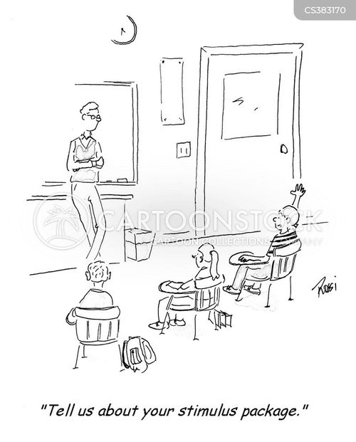 Stimulus Package Cartoons and Comics - funny pictures from CartoonStock