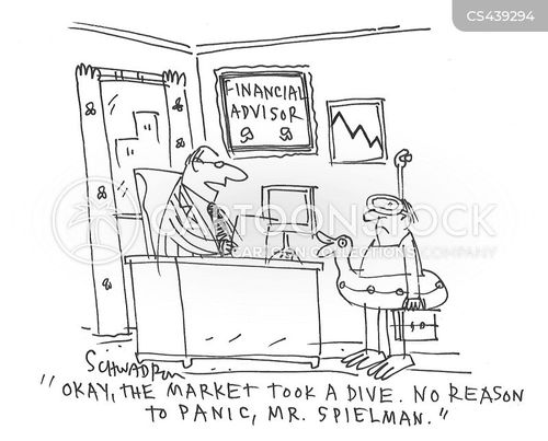 Market Dive Cartoons and Comics - funny pictures from CartoonStock
