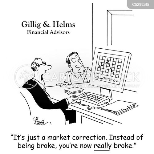 Market Correction Cartoons and Comics - funny pictures from CartoonStock