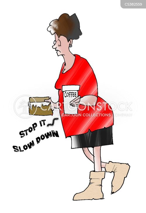 Slow Down Cartoons and Comics - funny pictures from CartoonStock