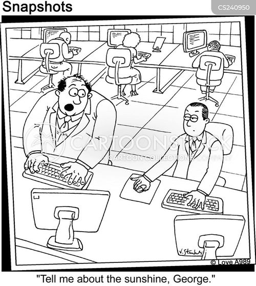 Working Outside Cartoons and Comics - funny pictures from CartoonStock