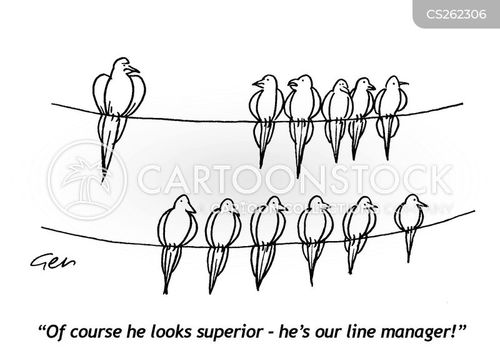 Line Manager Cartoons and Comics - funny pictures from CartoonStock