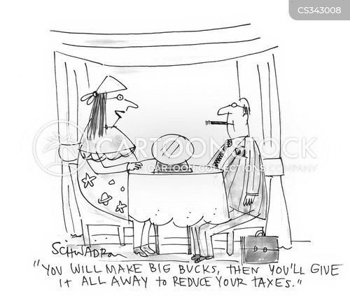 Big Bucks Cartoons and Comics - funny pictures from CartoonStock