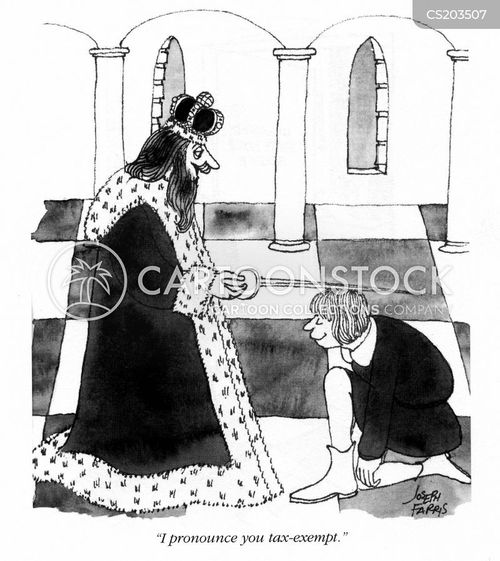 Tax Exempt Cartoons and Comics - funny pictures from CartoonStock
