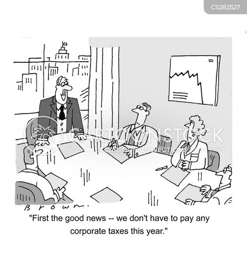 Corporation Tax Cartoons and Comics - funny pictures from CartoonStock