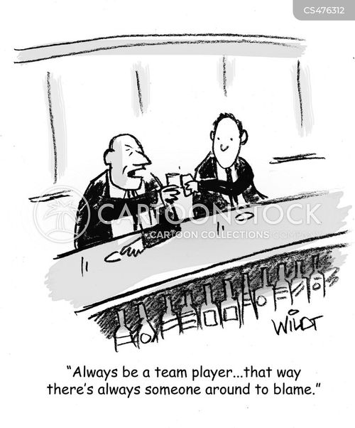 Team Member Cartoons and Comics - funny pictures from CartoonStock