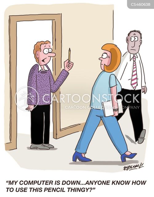 Obsolete Technology Cartoons and Comics - funny pictures from CartoonStock