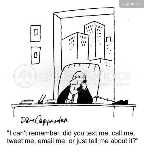 Answering Emails Cartoons and Comics - funny pictures from CartoonStock