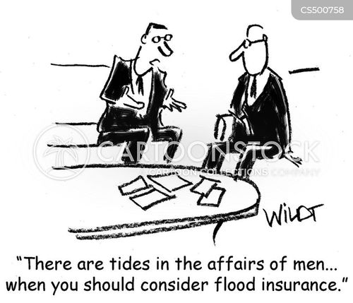 Flood Insurance Cartoons and Comics - funny pictures from CartoonStock
