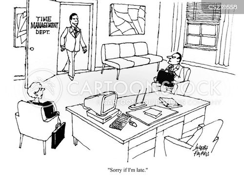 Unpunctual Cartoons and Comics - funny pictures from CartoonStock